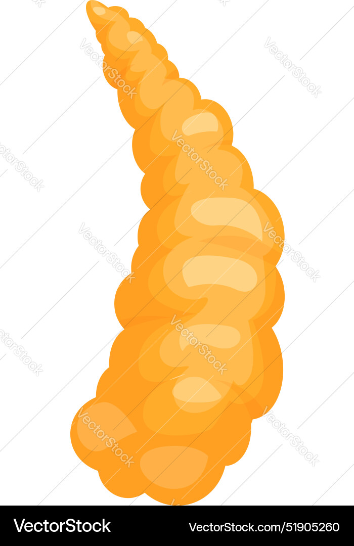 Human appendix organ representing digestive system