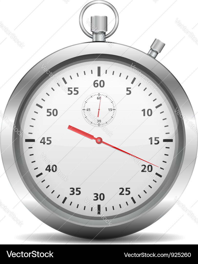 Stopwatch Royalty Free Vector Image - VectorStock