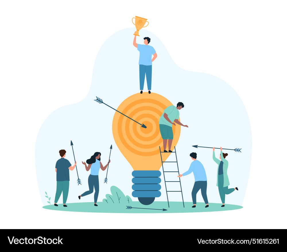 Creative strategy innovation and success Vector Image