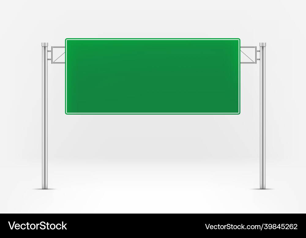 City direction board traffic sign Royalty Free Vector Image