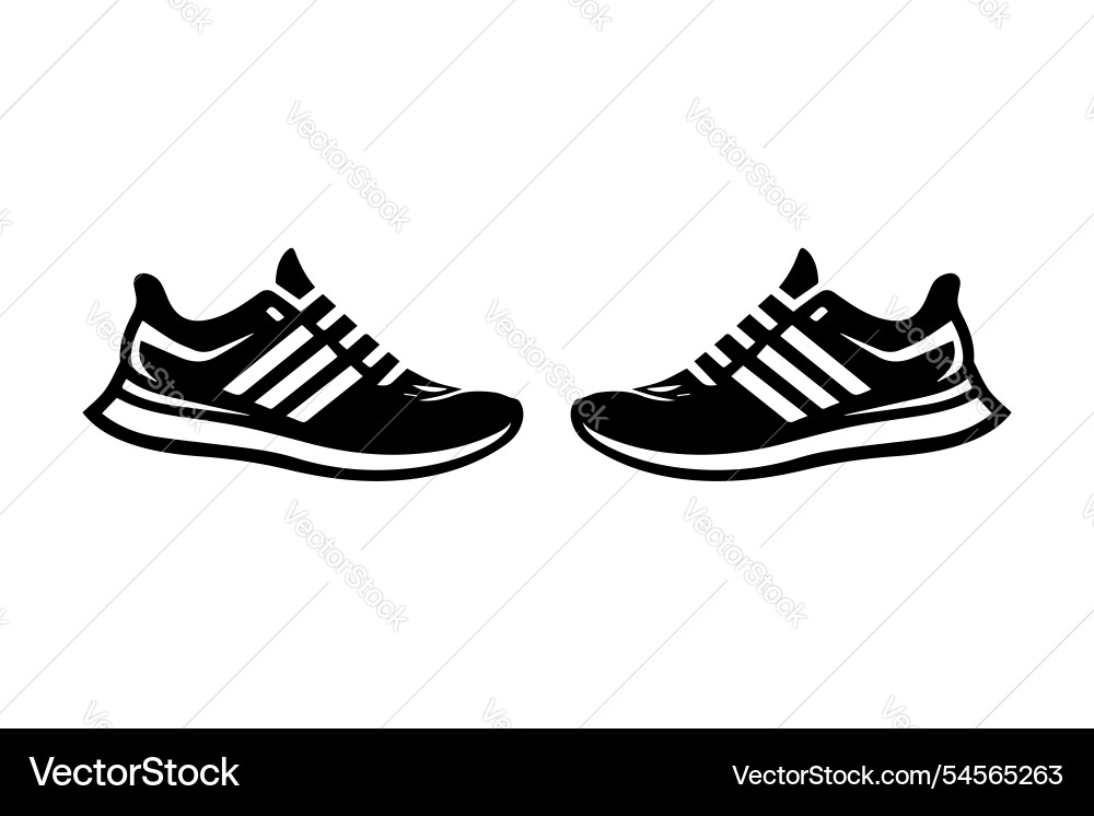 Running Shoe Outline Royalty Free Vector Image