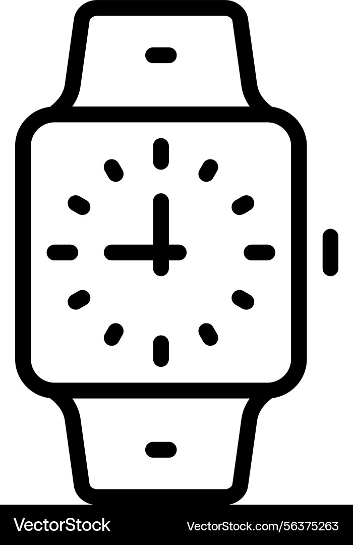 Watch Royalty Free Vector Image - VectorStock