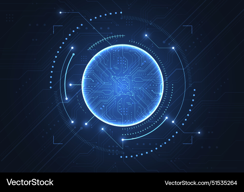 Abstract technology innovation communication Vector Image