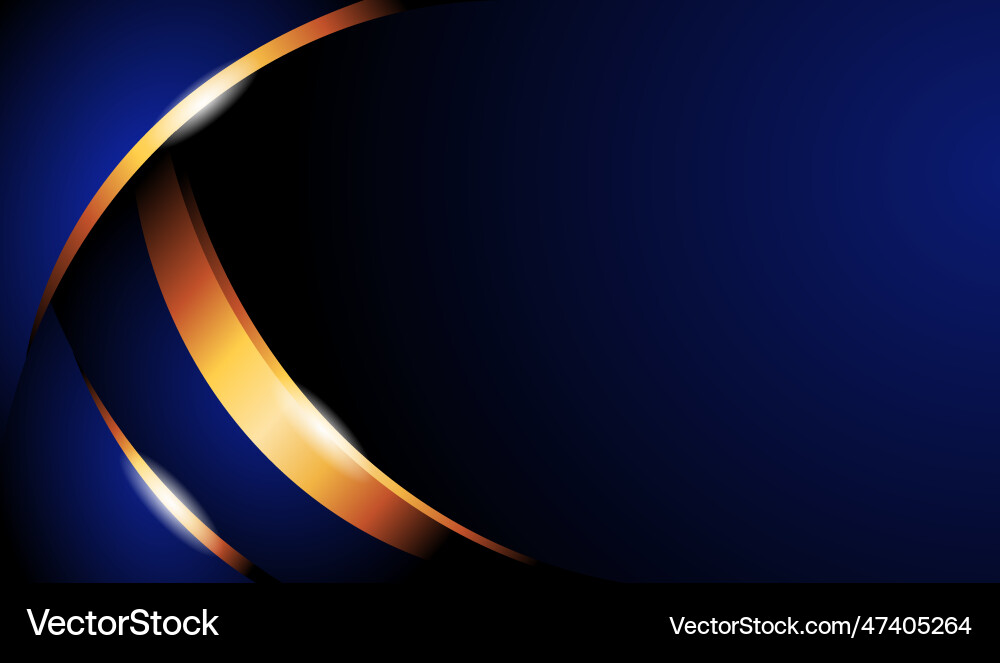 Background luxury modern 3d blue color style Vector Image