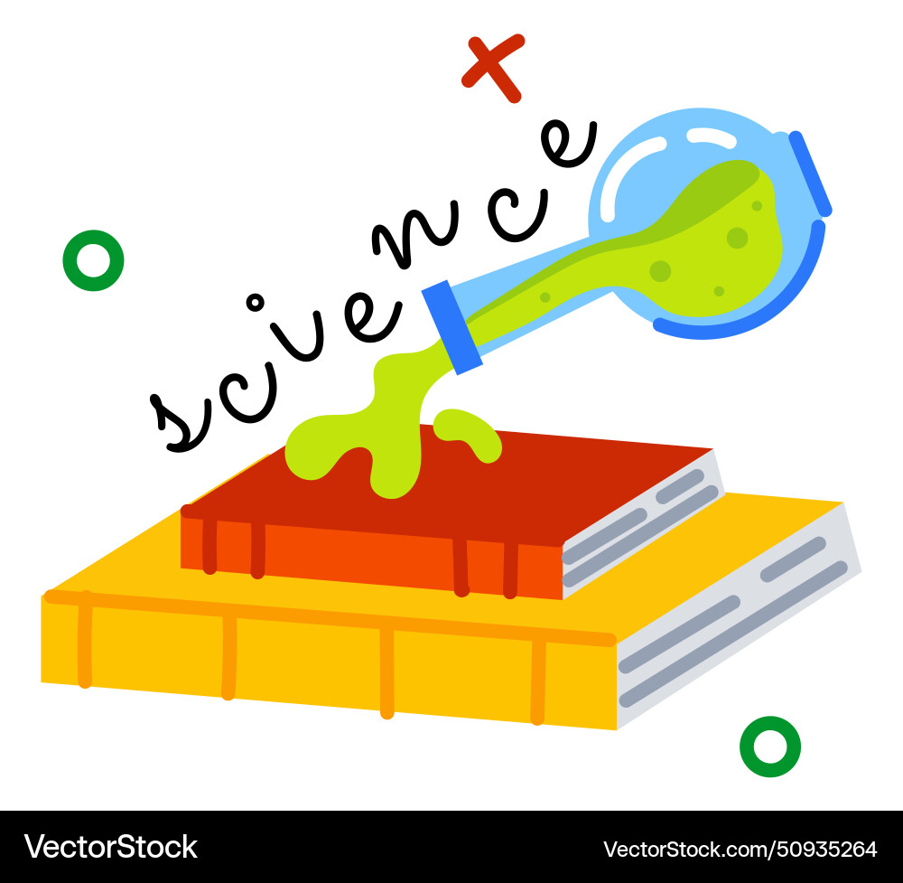 Science books Royalty Free Vector Image - VectorStock