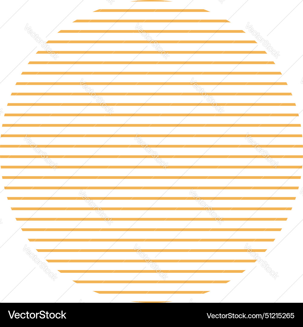 Abstract geometric sun full moon line art Vector Image