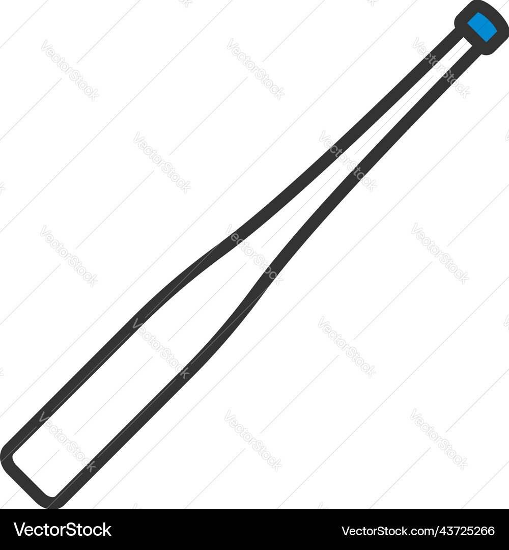 Baseball bat icon Royalty Free Vector Image - VectorStock