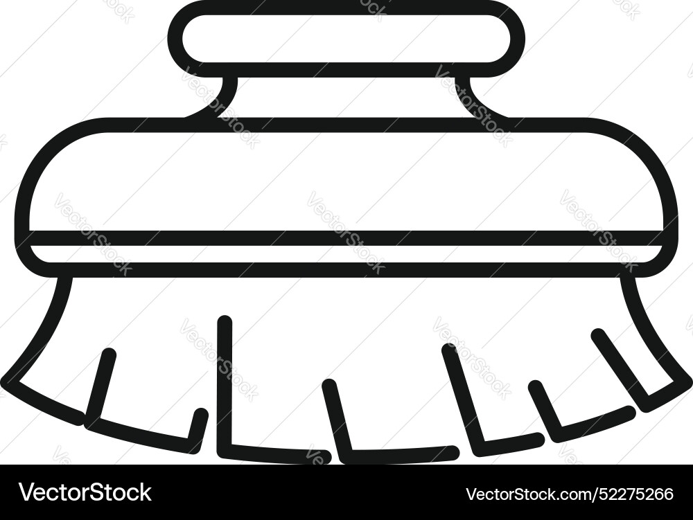 Cleaning brush icon representing scrubbing Vector Image