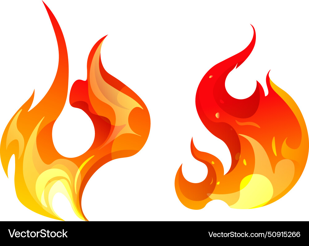 Fire and flames blazing exploding icon Royalty Free Vector