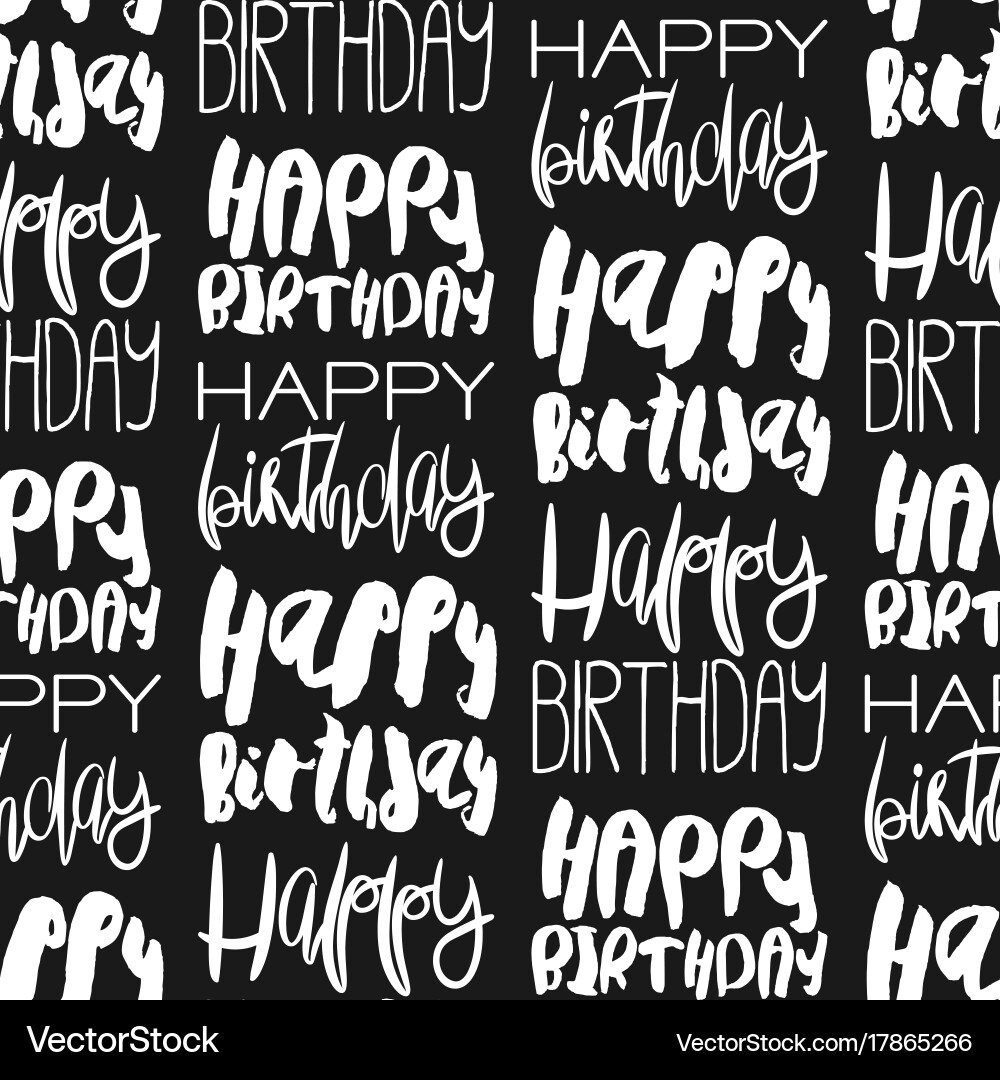 Birthday Seamless Patterns Vector Images (over 51,000)