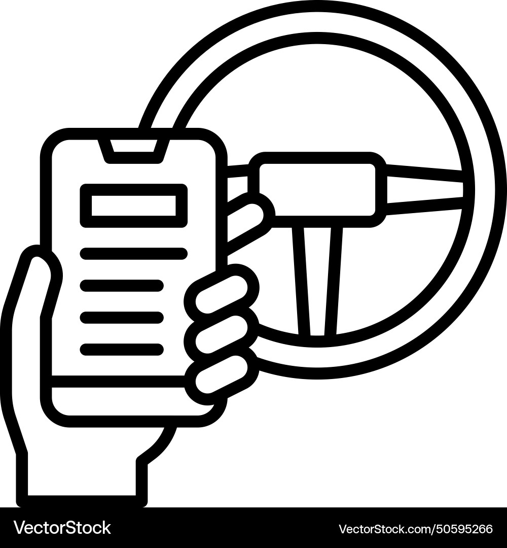 Wayfinding icon car accident and safety related Vector Image