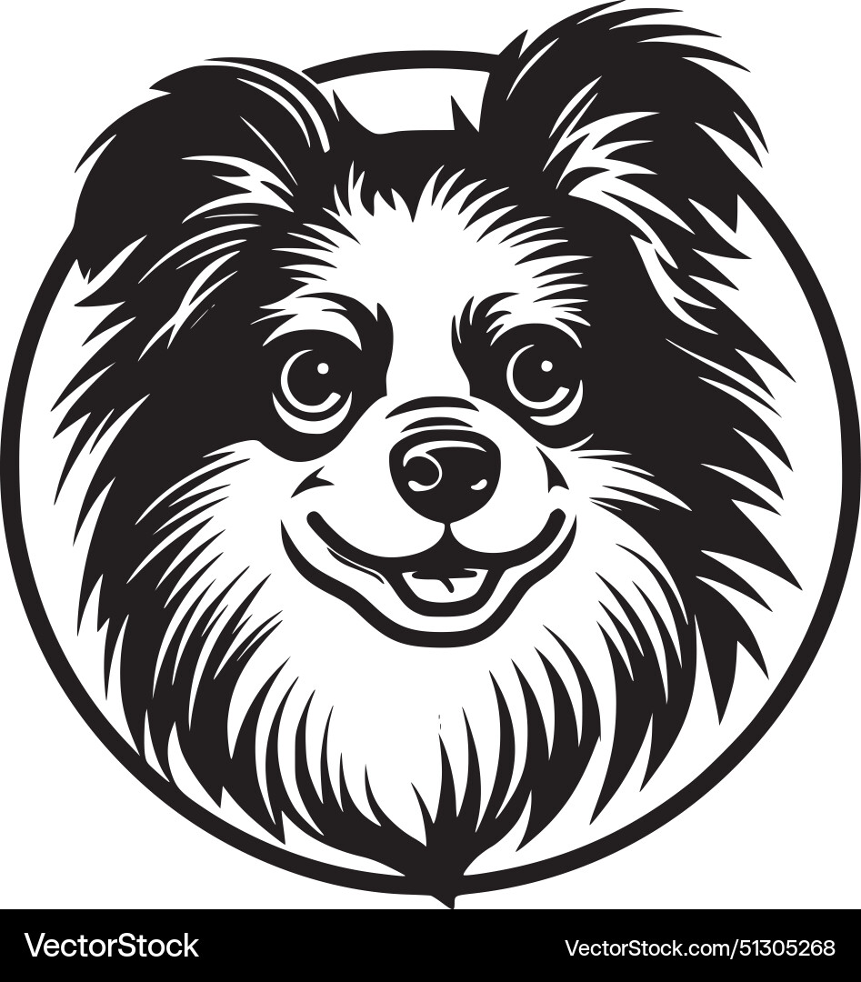 Pomeranian - high quality logo ideal Royalty Free Vector