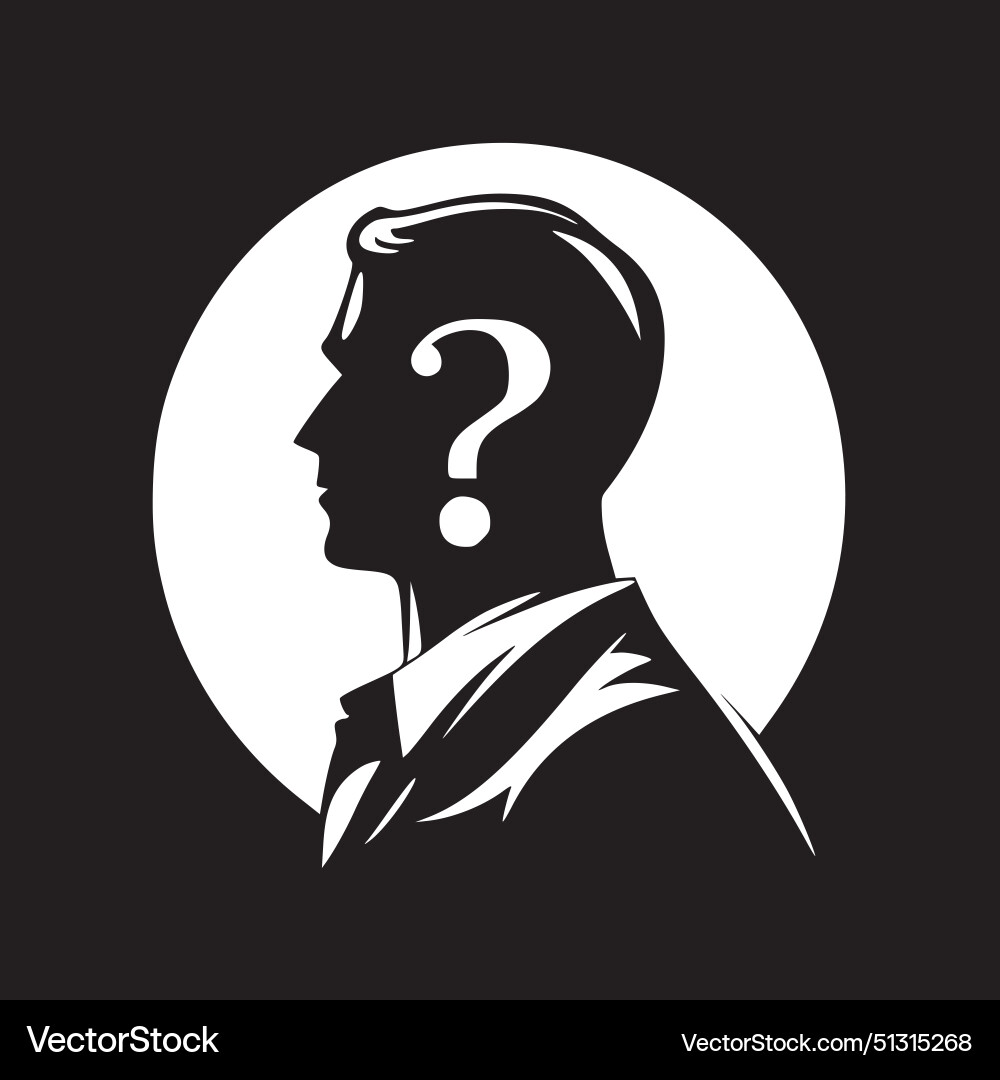 Question - high quality logo ideal for t-shirt Vector Image