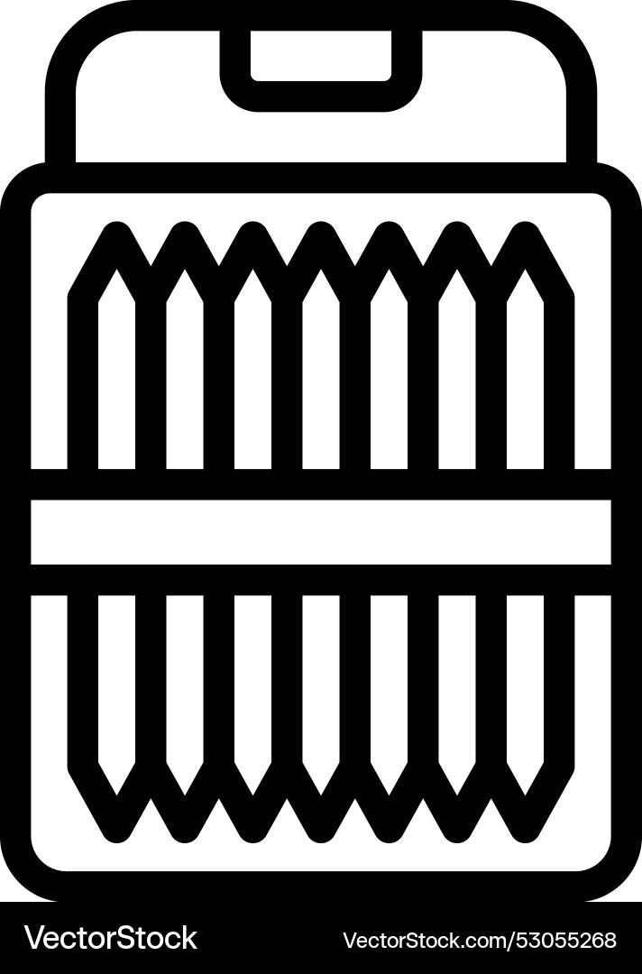 Toothpick icon design Royalty Free Vector Image