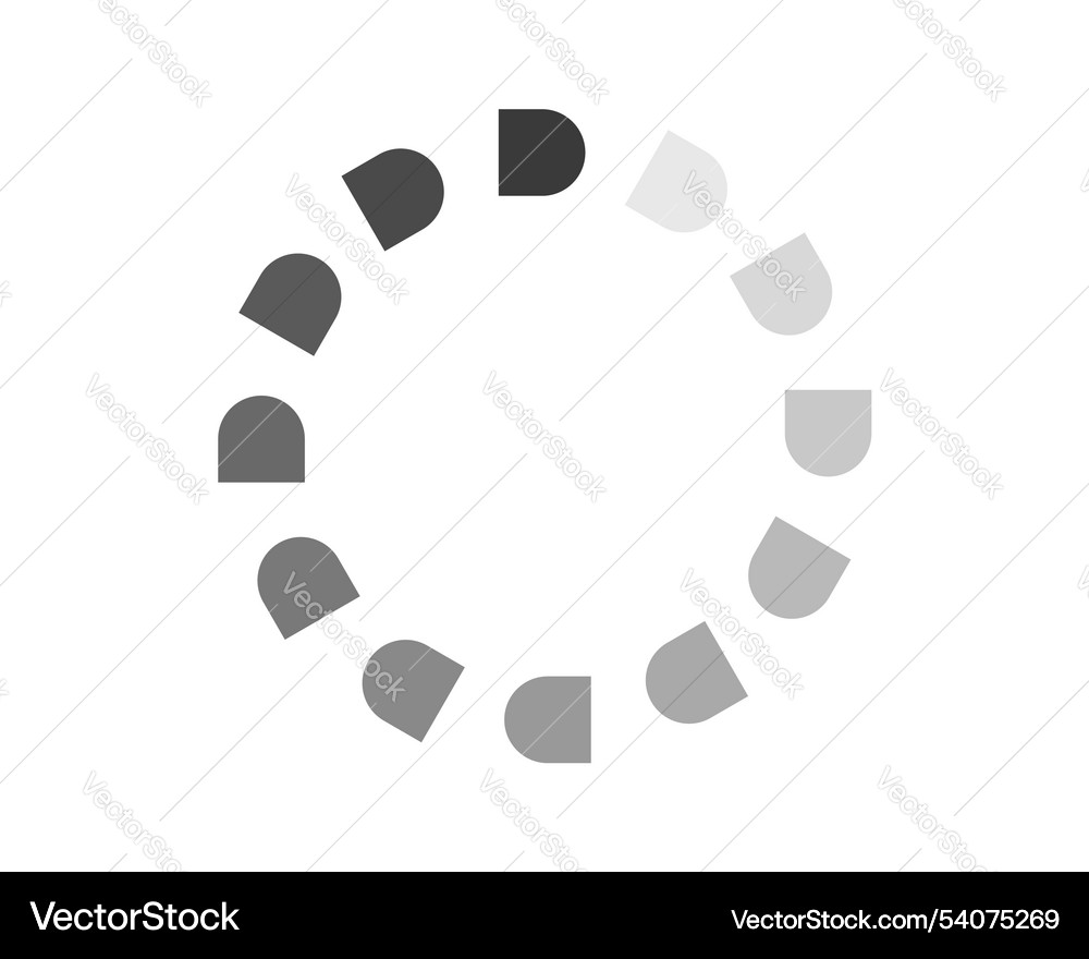 Loading bar status icon loaded icons download Vector Image