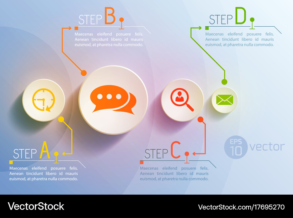 Business communications design concept Royalty Free Vector