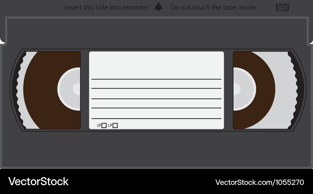 Vcr tapes Royalty Free Vector Image - VectorStock
