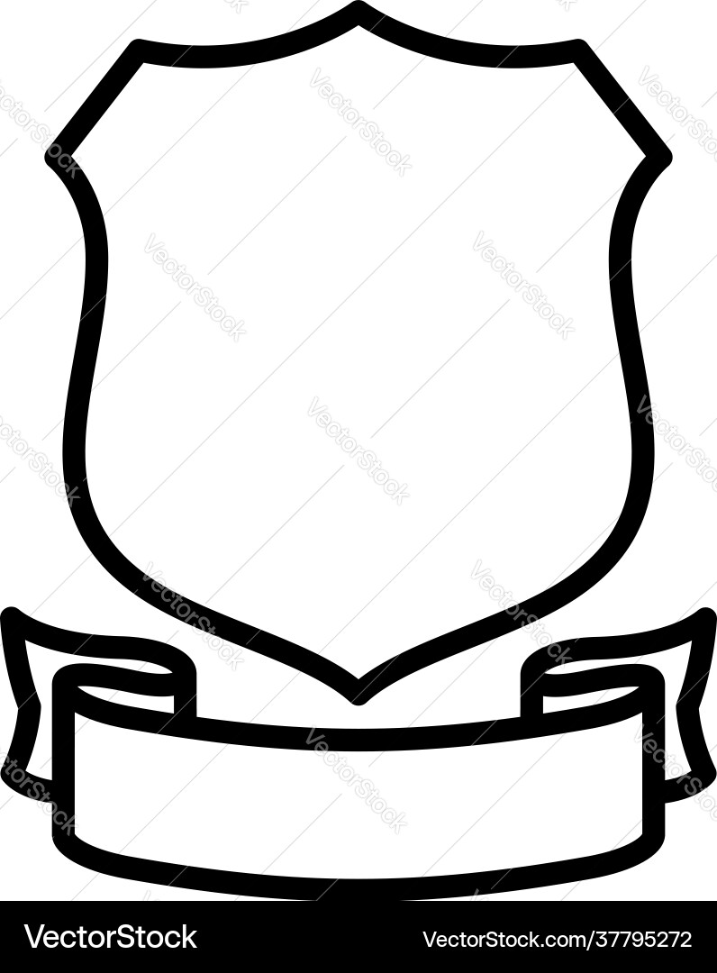 Blank Shield Outline