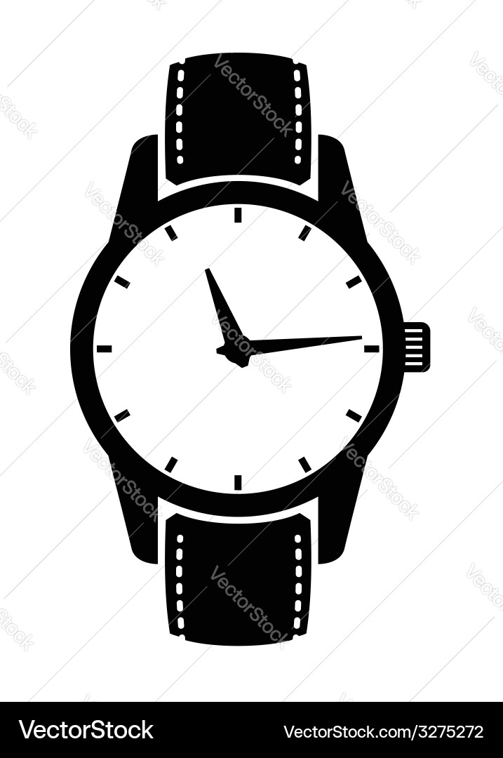 Watch icons Royalty Free Vector Image - VectorStock