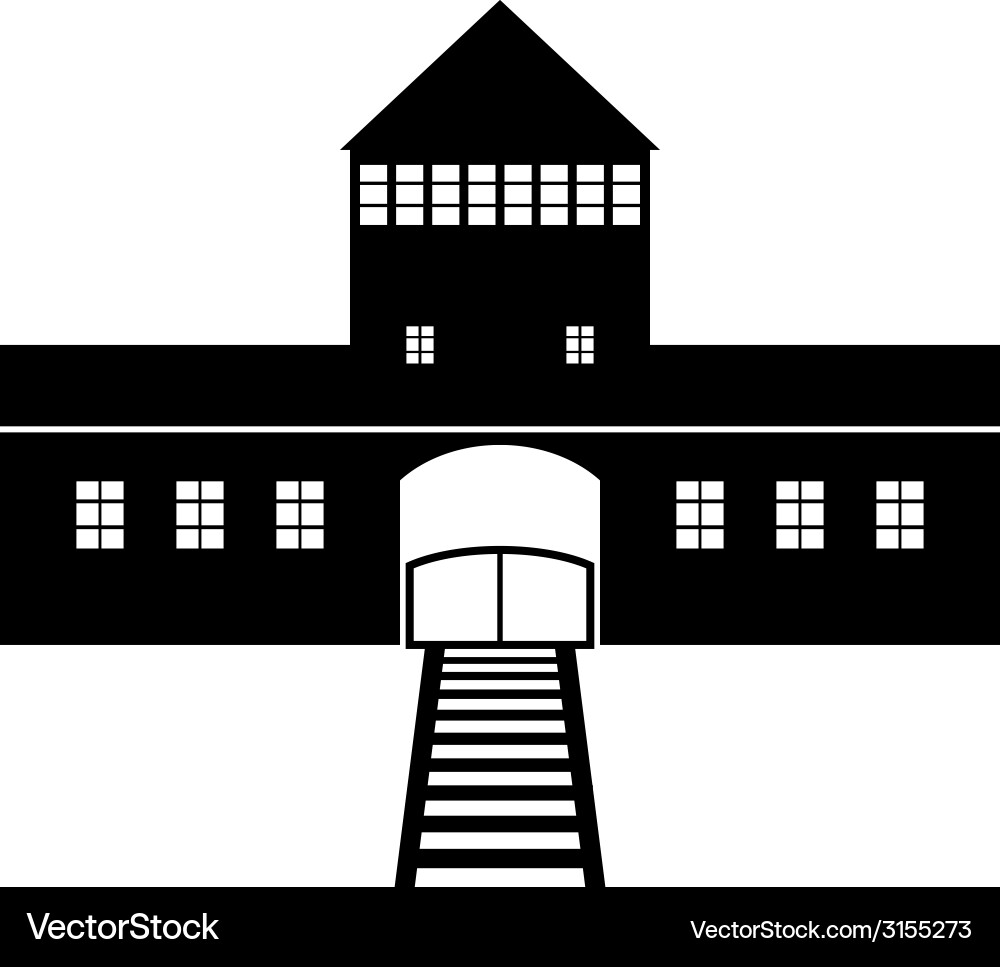 Auschwitz Royalty Free Vector Image - VectorStock