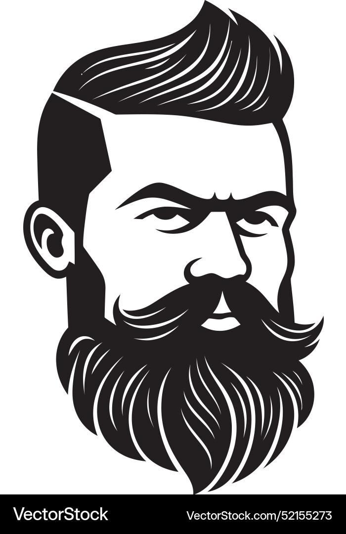 Beard hygiene 101 navigating the path to clean Vector Image