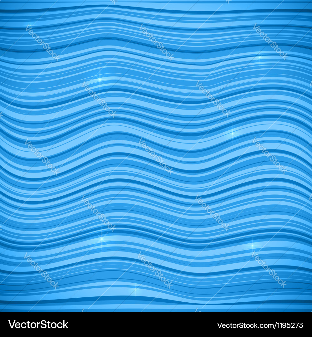 Blue waves sea background Royalty Free Vector Image