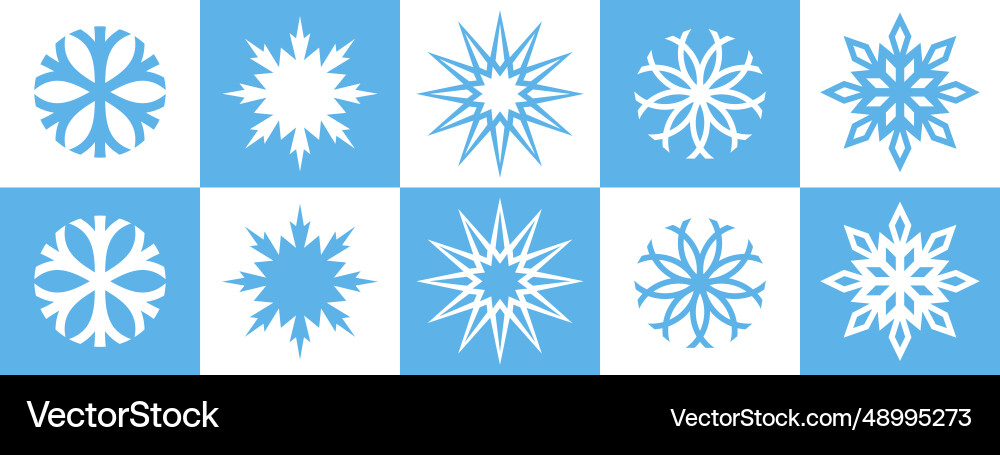 Snowflake Royalty Free Vector Image - VectorStock