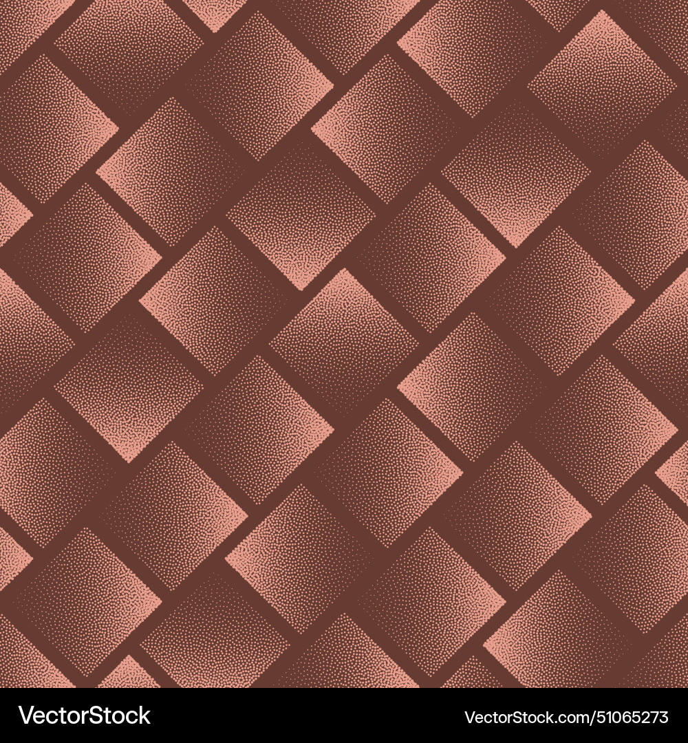 Square tiles angled grid seamless pattern trend Vector Image