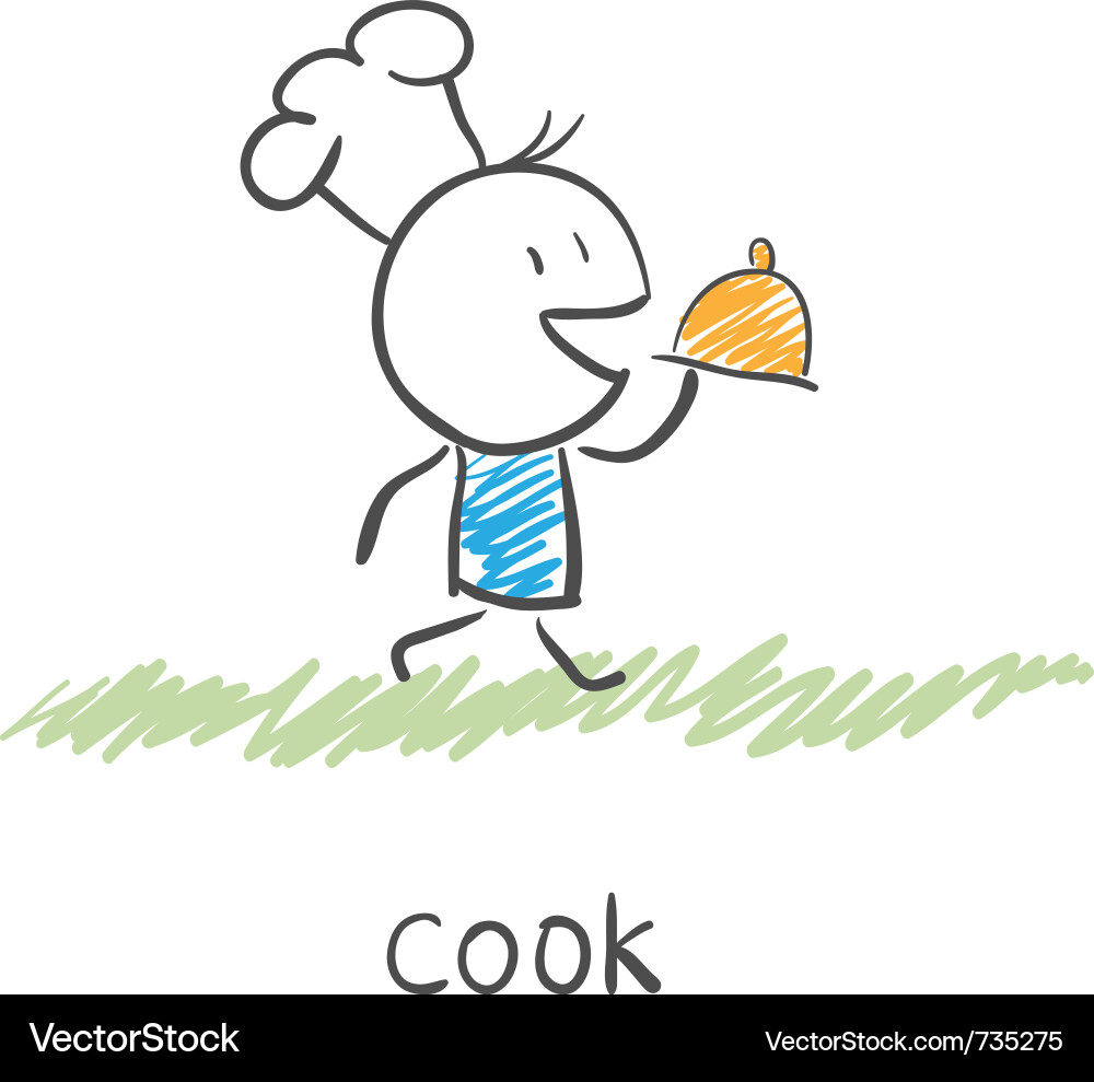 Cook Royalty Free Vector Image - VectorStock