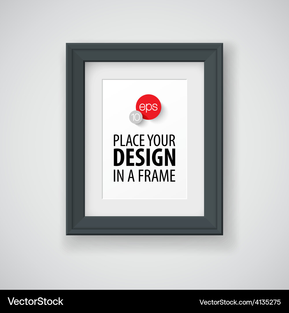 Frame template Royalty Free Vector Image - VectorStock