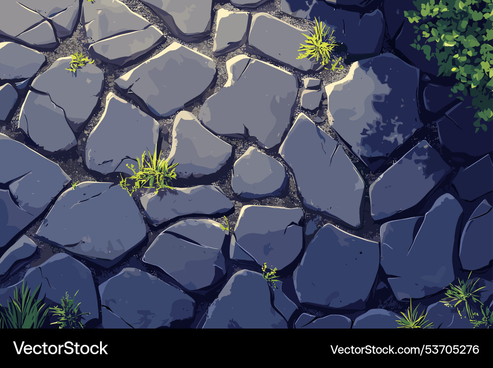 Cracked Asphalt Texture Royalty Free Vector Image