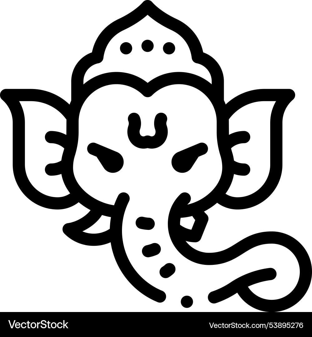 Gang icon thin linear style design isolated Vector Image