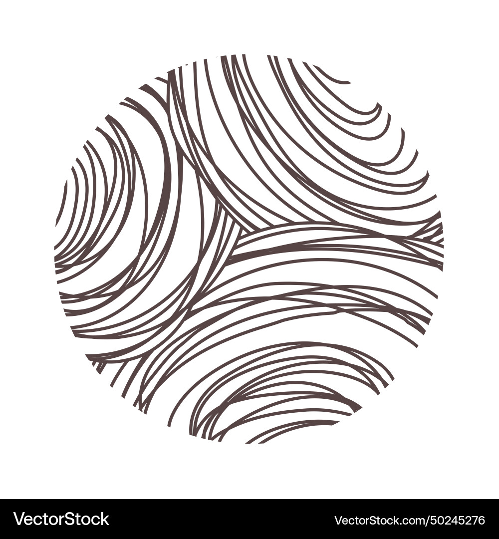 Pattern ornament texture in circle Royalty Free Vector Image