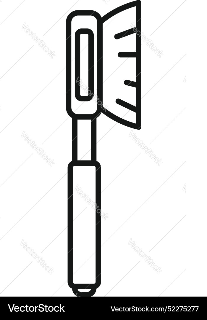 Cleaning brush icon representing housekeeping Vector Image