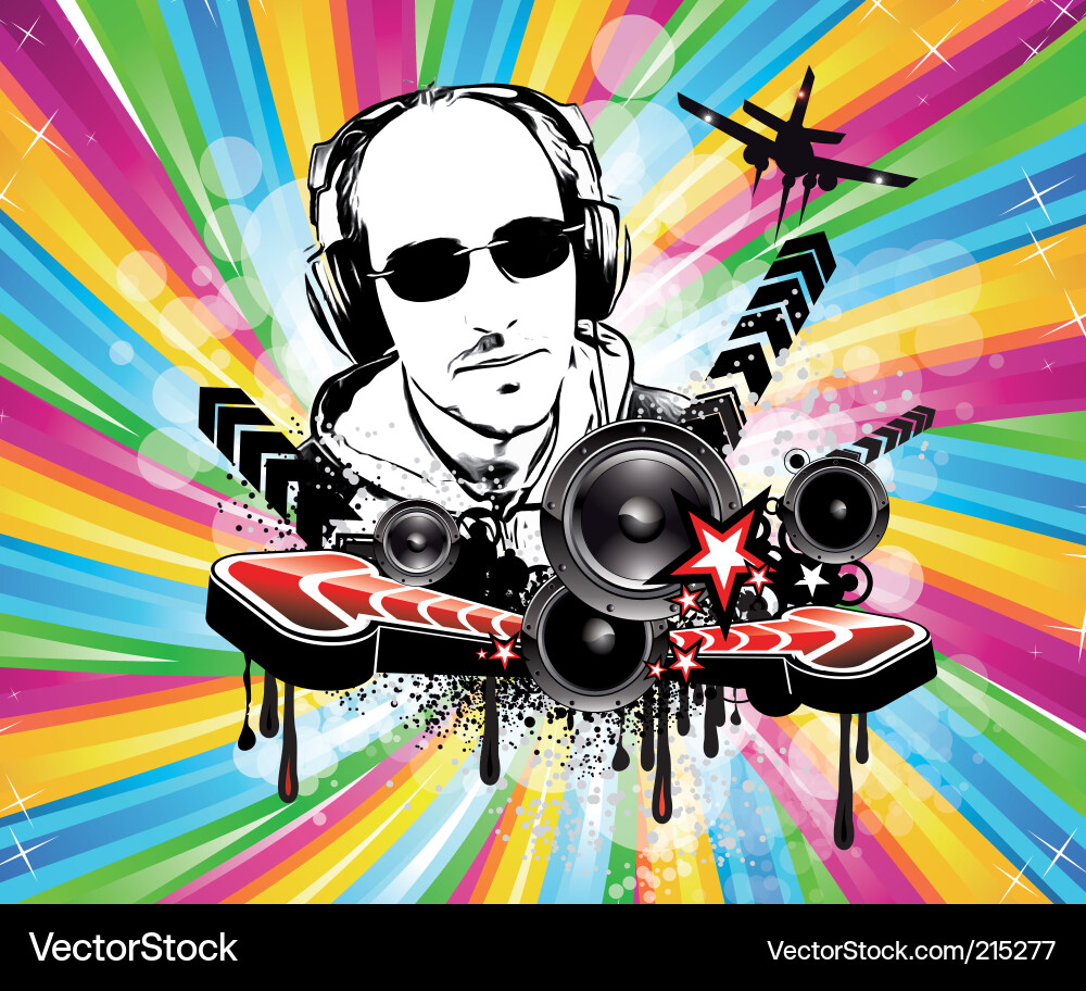 Musical event fly Royalty Free Vector Image - VectorStock
