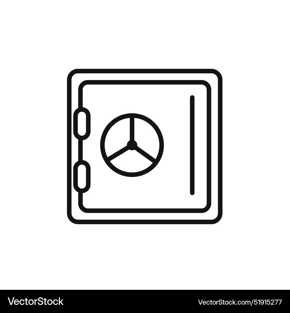 Safe box icon set collection for web Royalty Free Vector