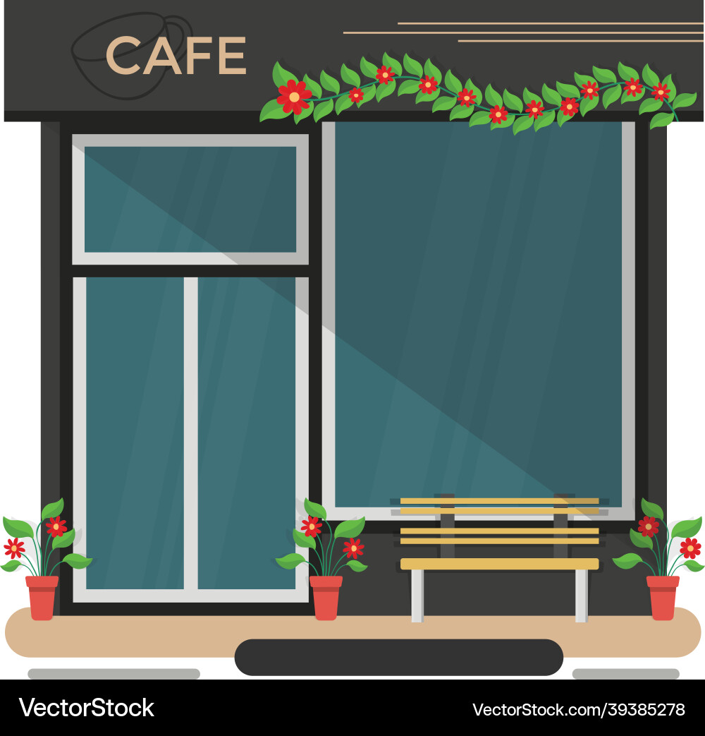Cafe Royalty Free Vector Image - VectorStock