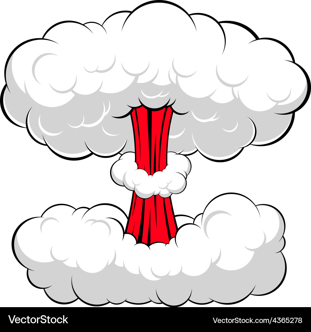 Retro Comic Explosion Royalty Free Vector Image