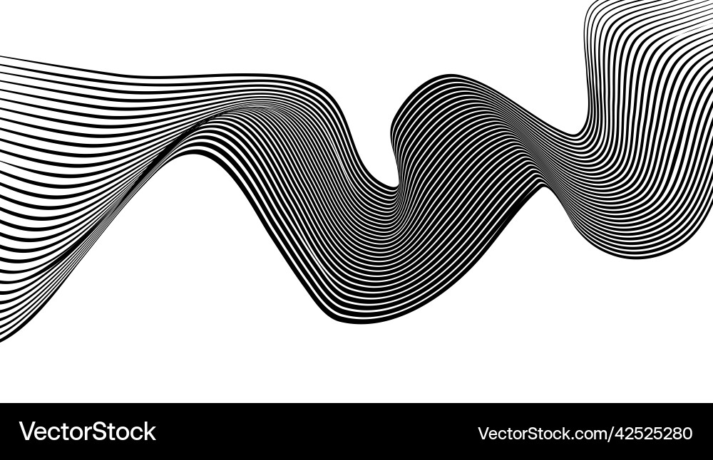 Abstract Wave Art Background Royalty Free Vector Image