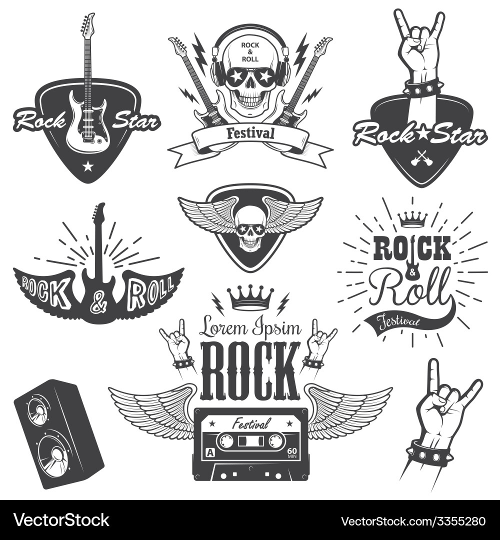 Rock 2 Royalty Free Vector Image - VectorStock
