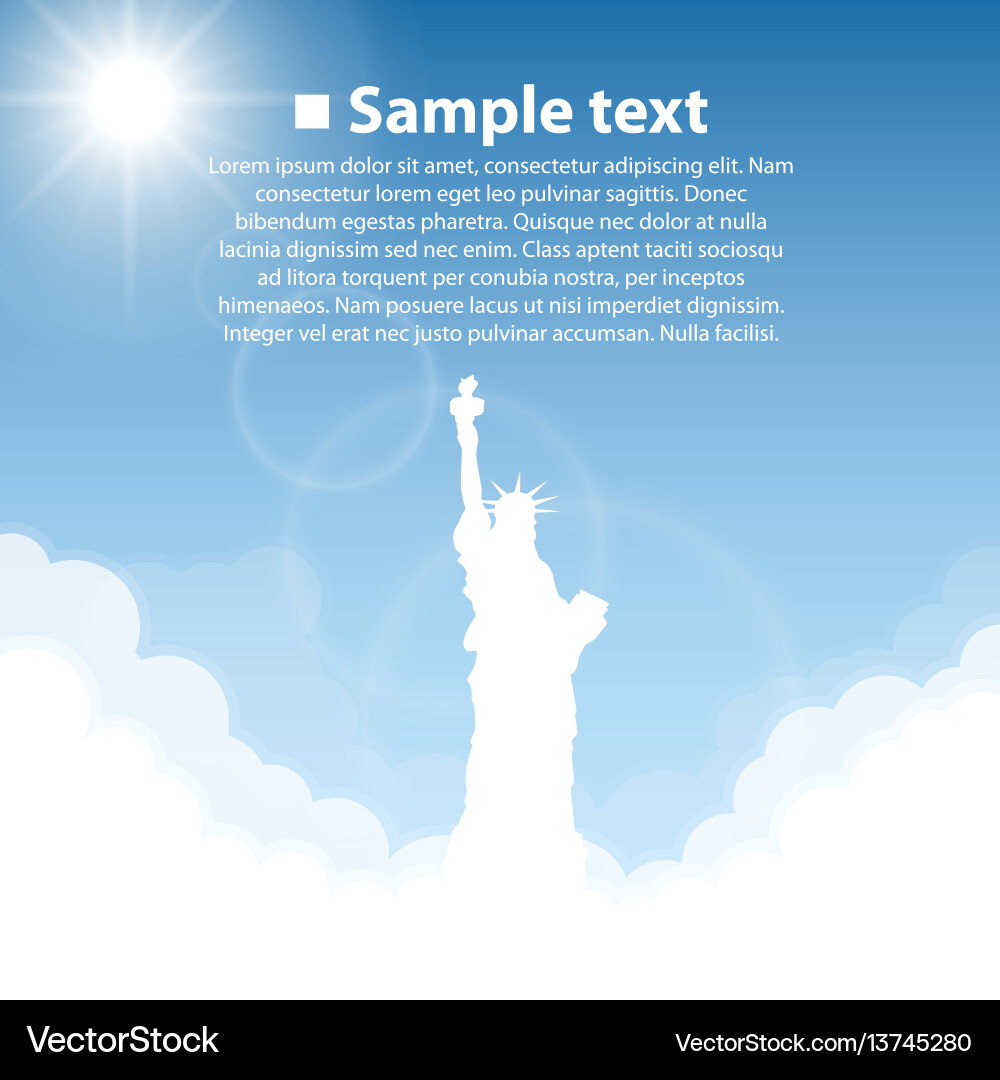 Statue of liberty Royalty Free Vector Image - VectorStock