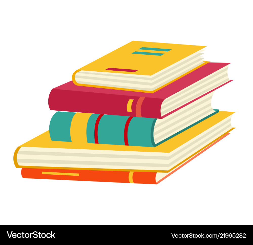 Book icon books in various angles Royalty Free Vector Image