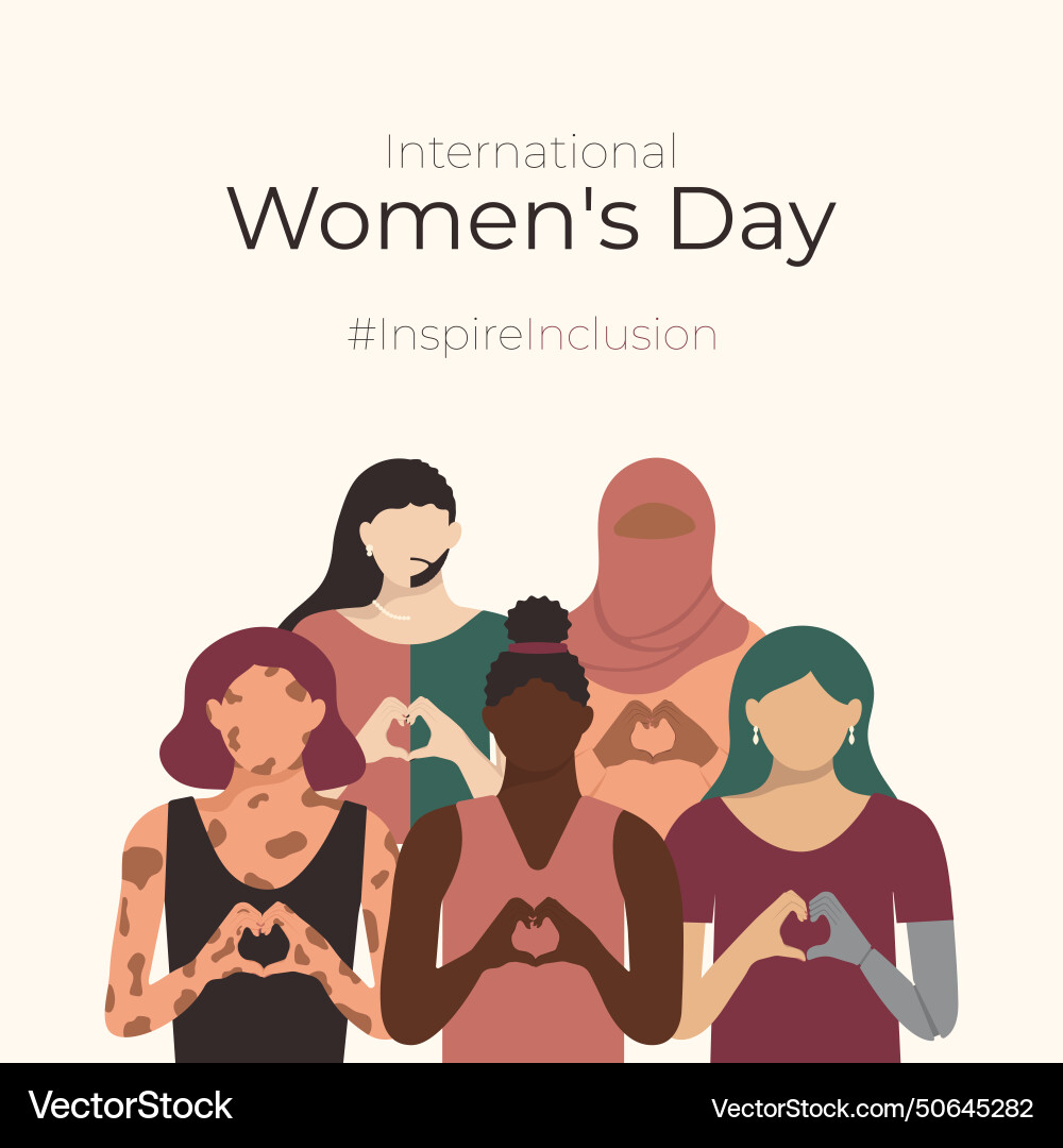 Minimalist square posters with inspire inclusion Vector Image