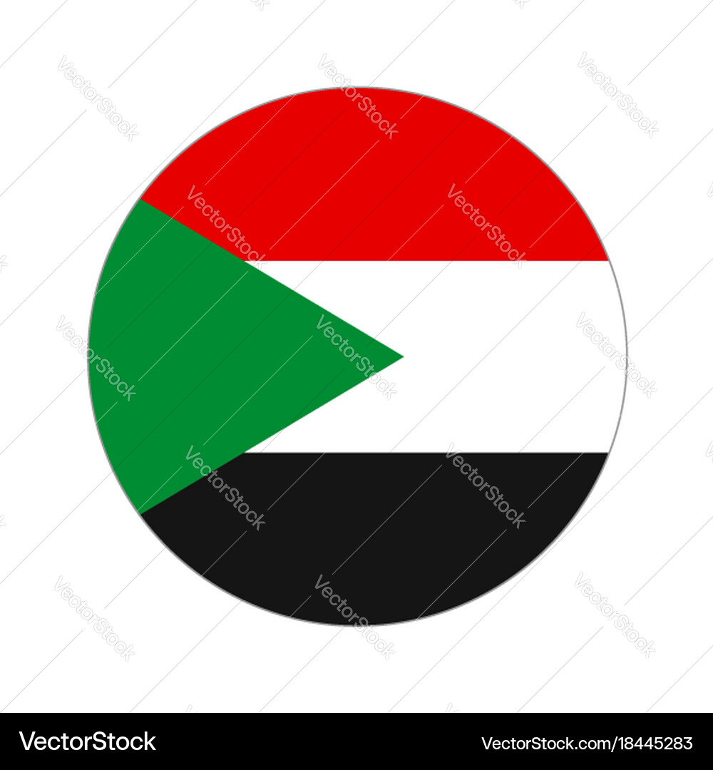 Circular Flag Symbol Royalty Free Vector Image