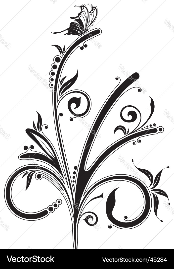 Background flower Royalty Free Vector Image - VectorStock