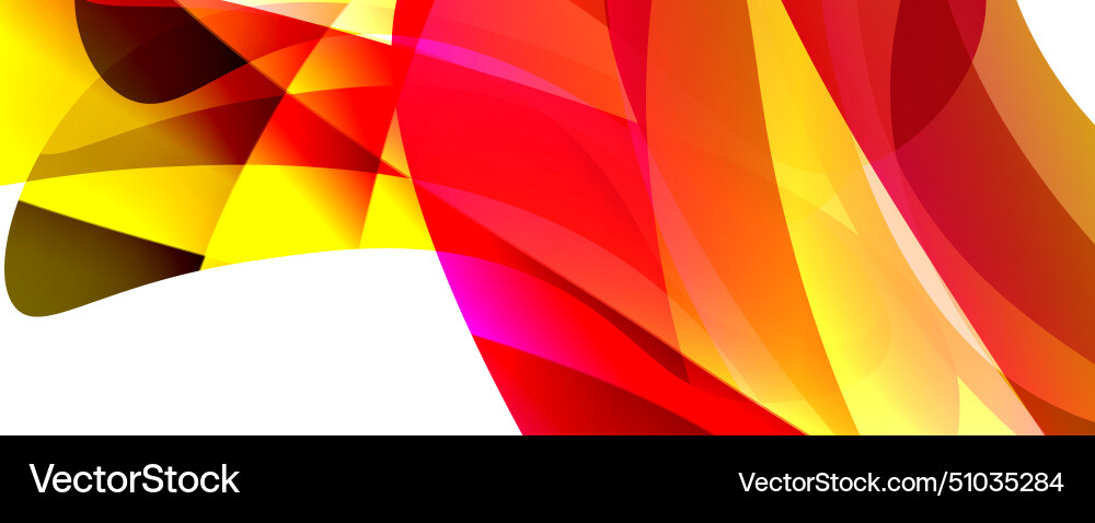 Vibrant geometric pattern with orange magenta Vector Image