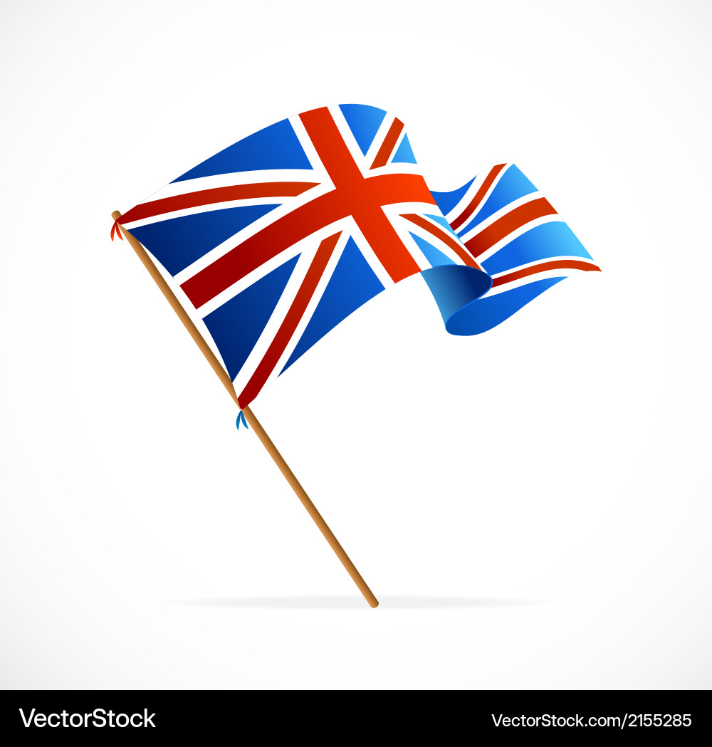 Flag of uk Royalty Free Vector Image - VectorStock