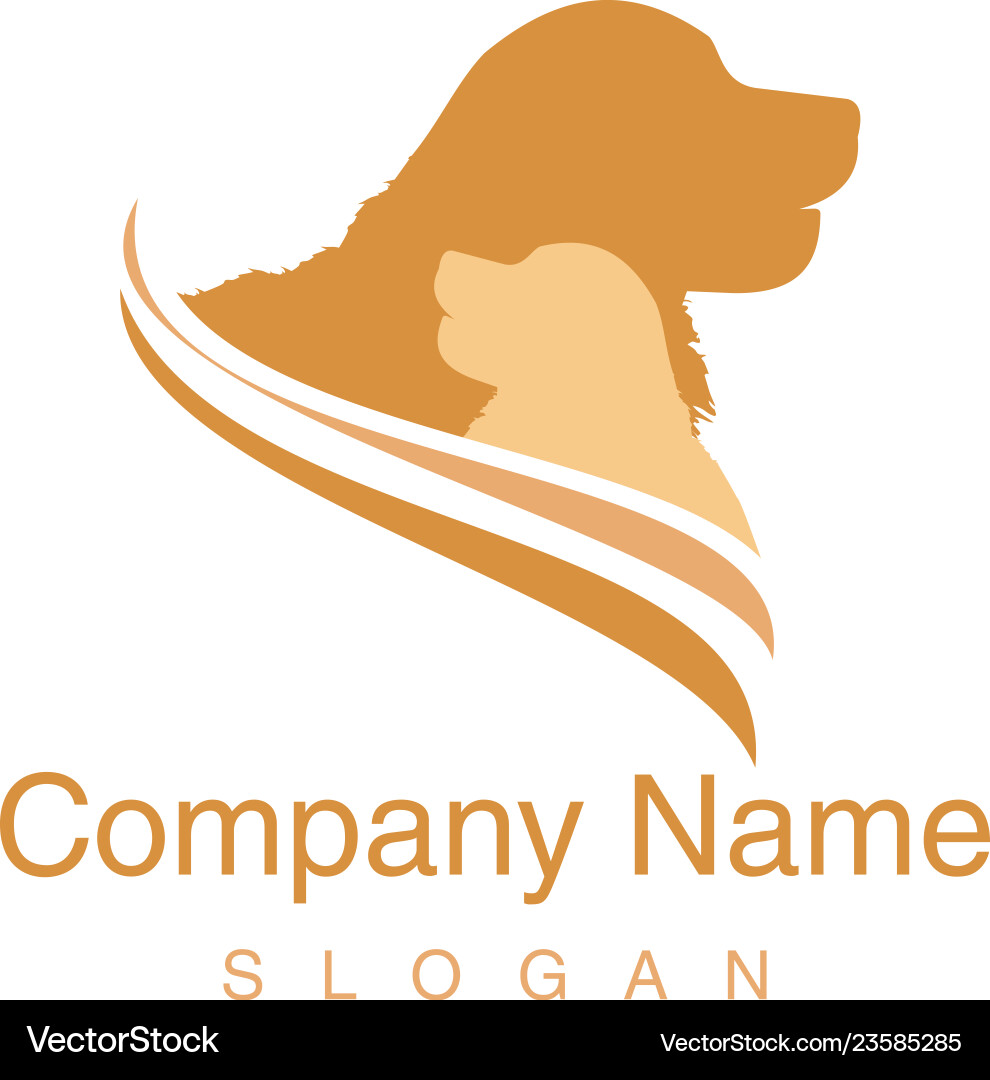 Golden Retriever Logo – Royalty-Free Vector | VectorStock