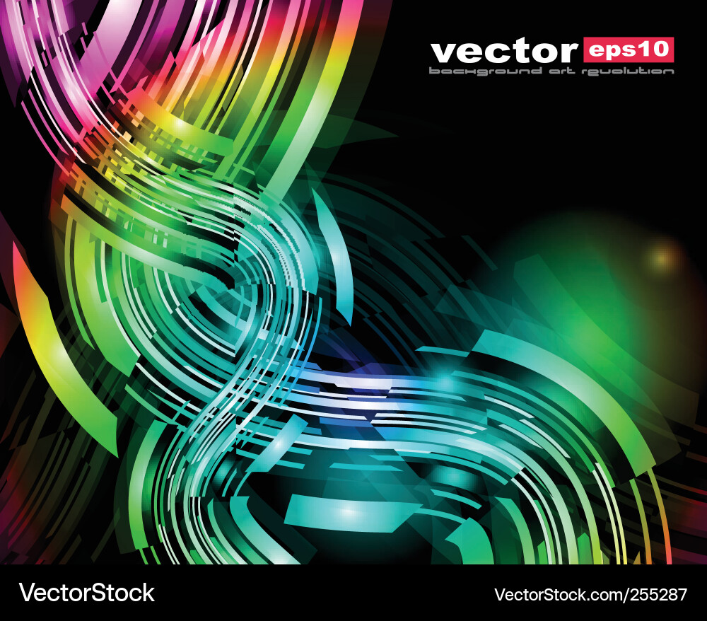 Abstract glow background Royalty Free Vector Image