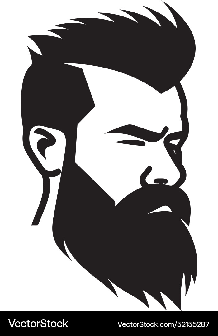 Beardonomics maximizing your beards roi return Vector Image